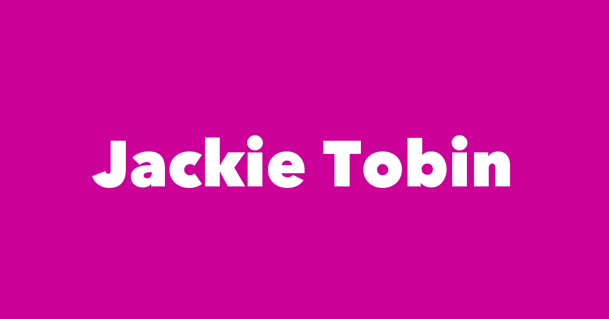 Jackie Tobin - Spouse, Children, Birthday & More