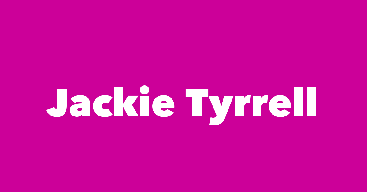 Jackie Tyrrell - Spouse, Children, Birthday & More