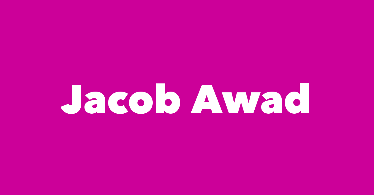 Jacob Awad - Spouse, Children, Birthday & More