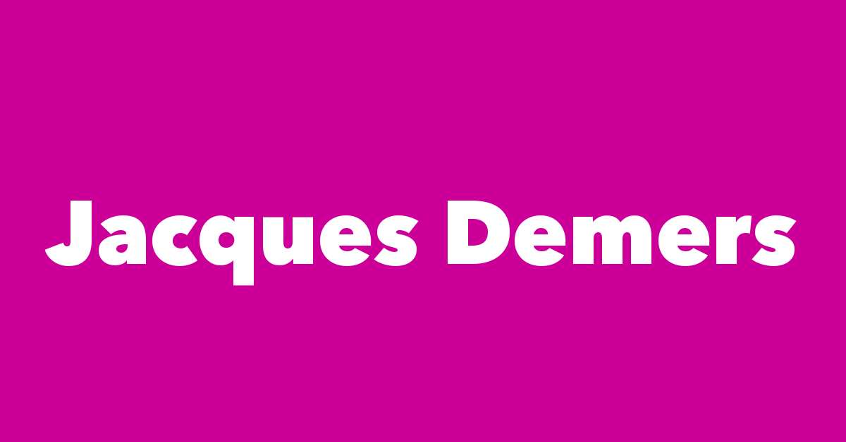 Jacques Demers - Spouse, Children, Birthday & More