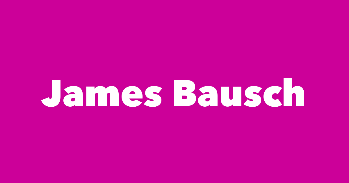James Bausch - Spouse, Children, Birthday & More