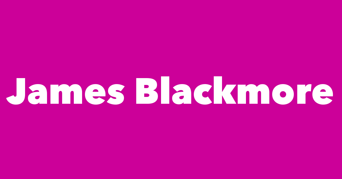 James Blackmore - Spouse, Children, Birthday & More