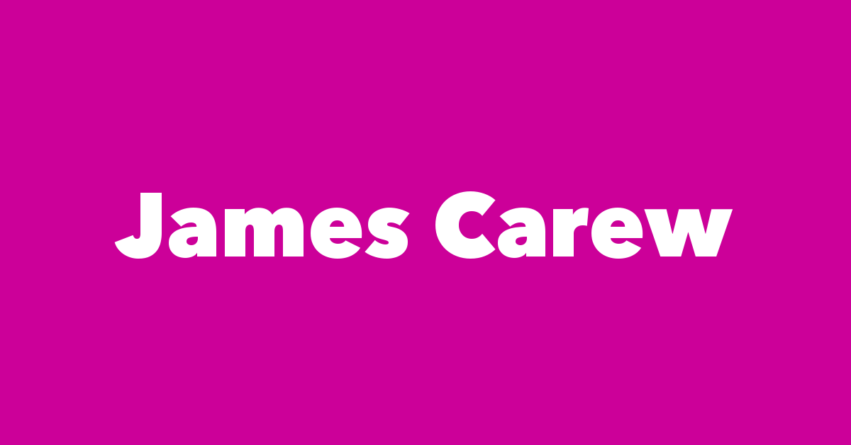 James Carew - Spouse, Children, Birthday & More