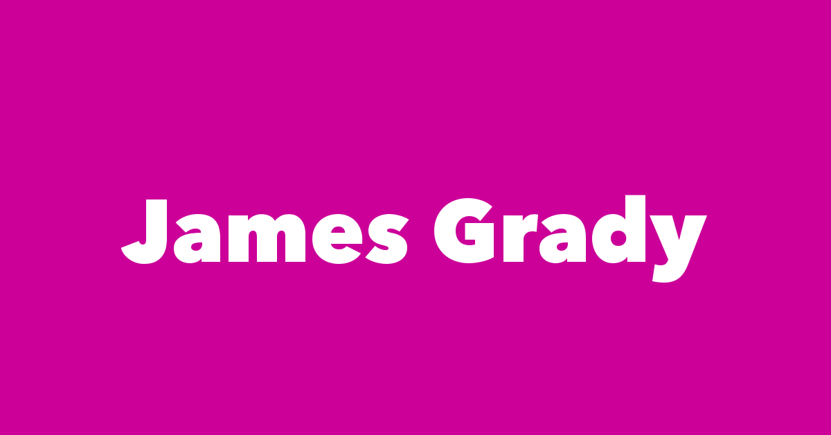 James Grady - Spouse, Children, Birthday & More