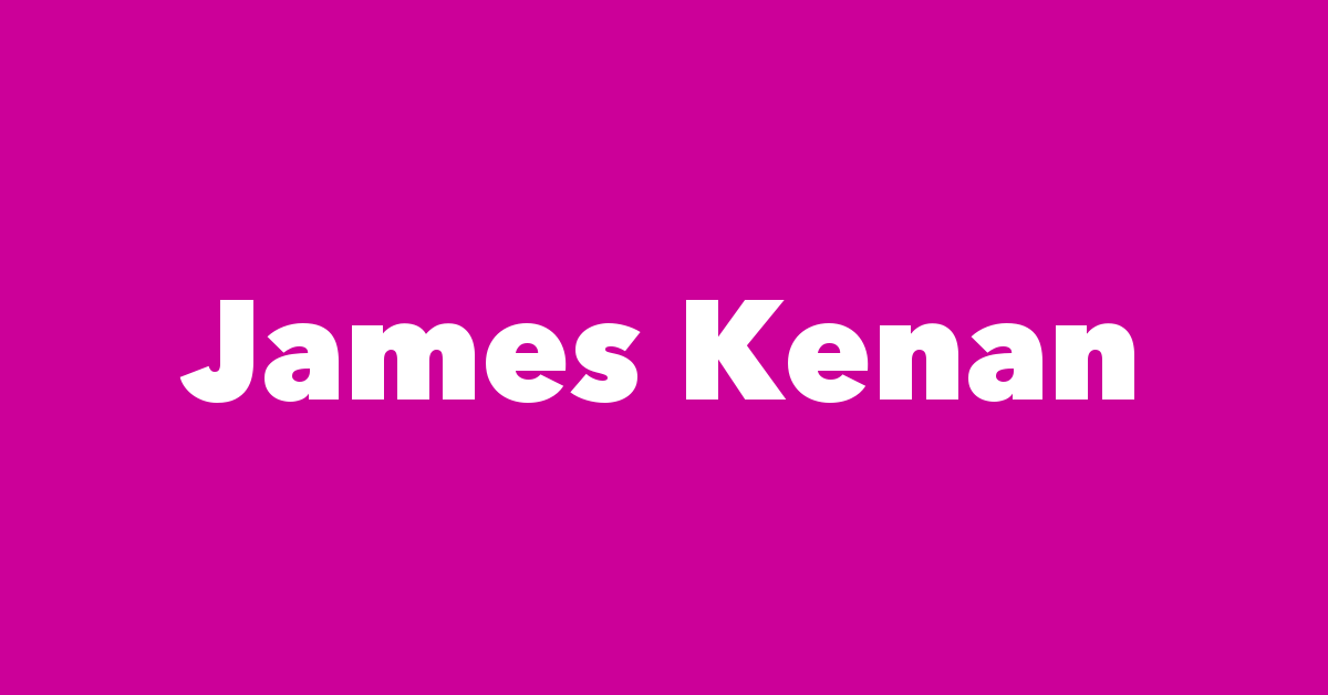 James Kenan - Spouse, Children, Birthday & More