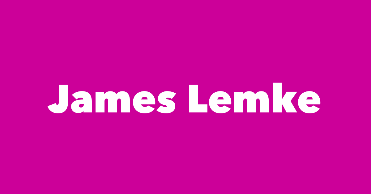James Lemke - Spouse, Children, Birthday & More