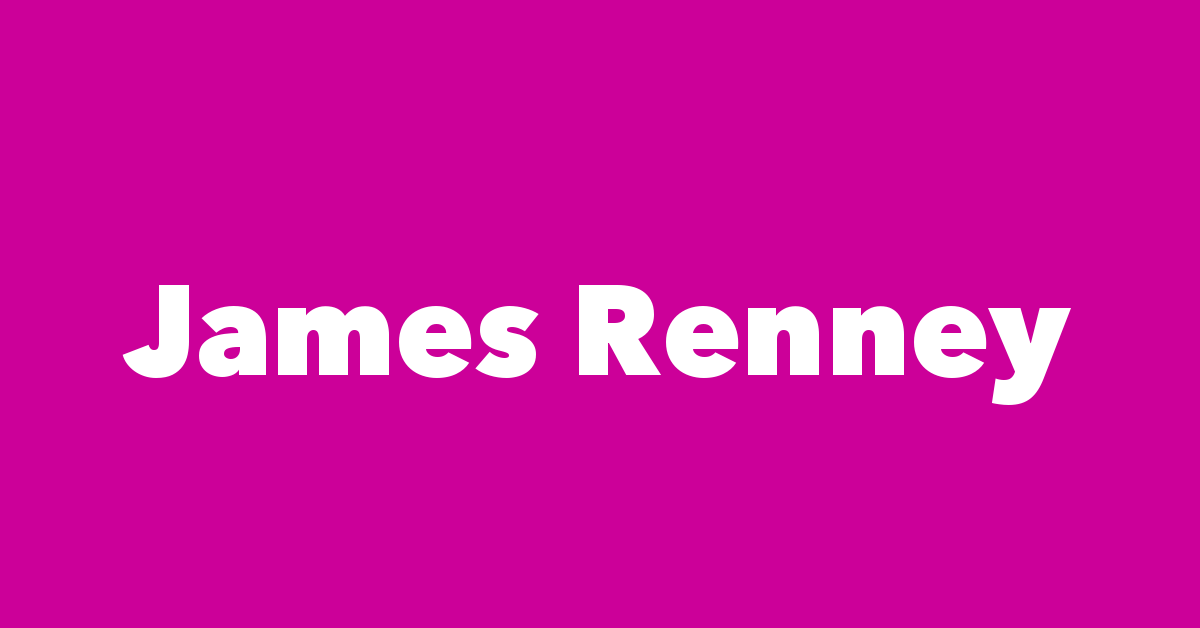 James Renney - Spouse, Children, Birthday & More