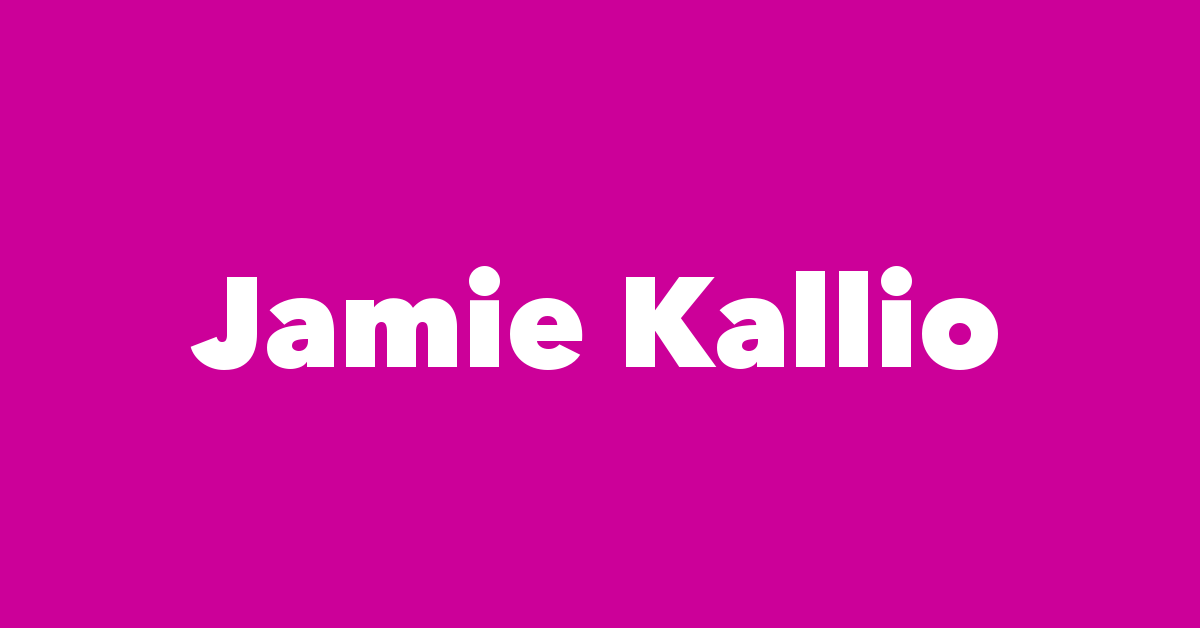 Jamie Kallio - Spouse, Children, Birthday & More