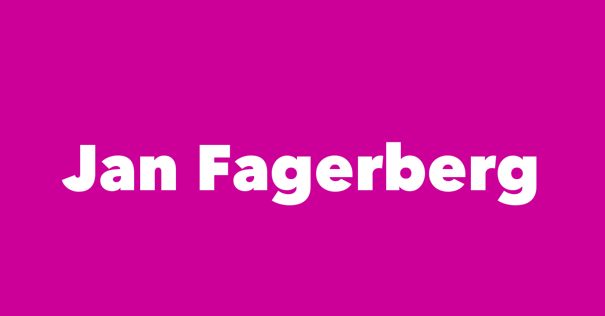 Jan Fagerberg - Spouse, Children, Birthday & More