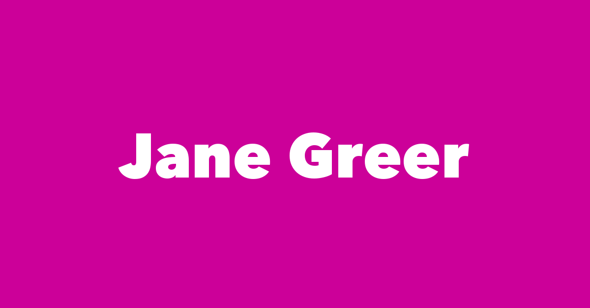 Jane Greer - Spouse, Children, Birthday & More