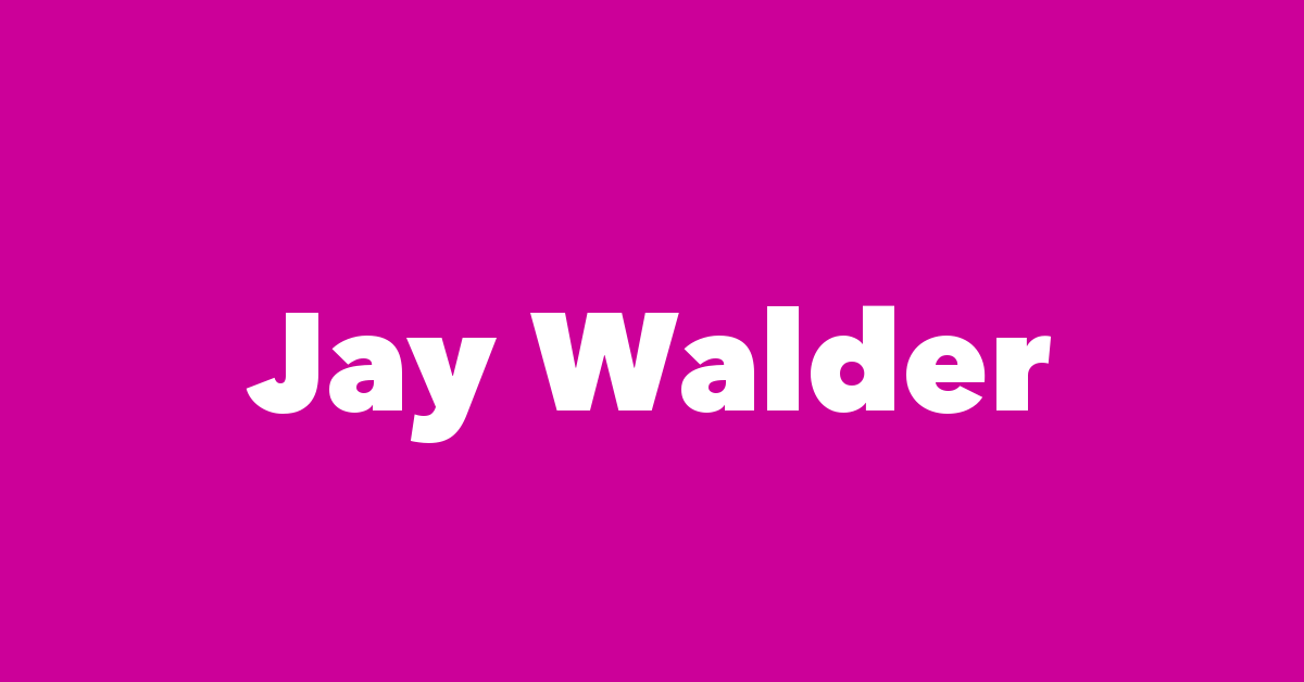 Jay Walder - Spouse, Children, Birthday & More