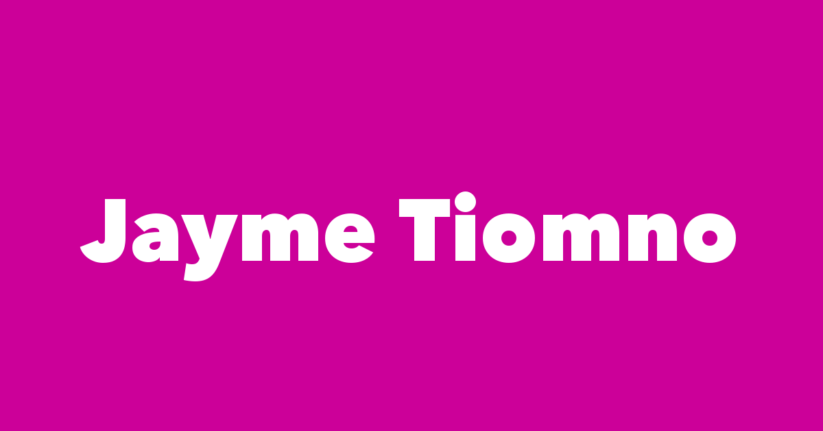 Jayme Tiomno - Spouse, Children, Birthday & More