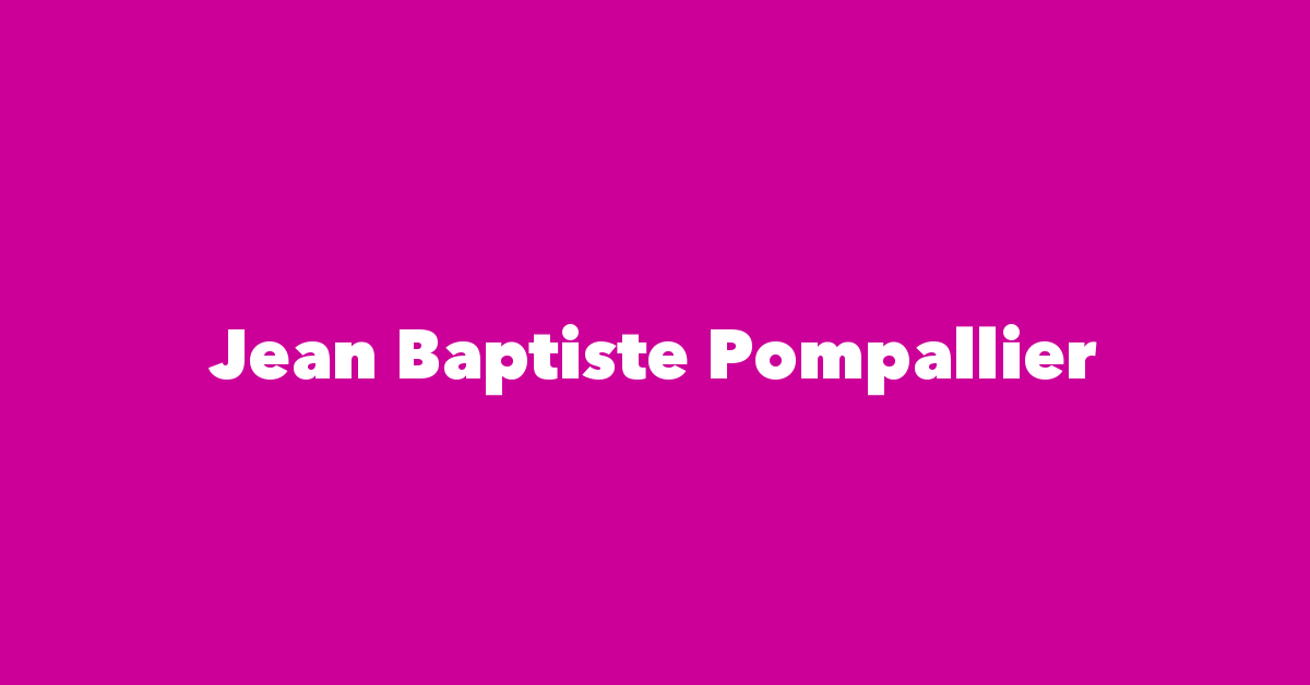 Jean Baptiste Pompallier - Spouse, Children, Birthday & More