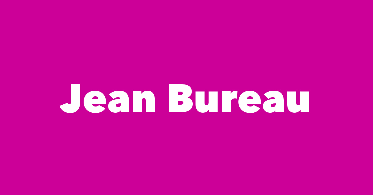 Jean Bureau - Spouse, Children, Birthday & More