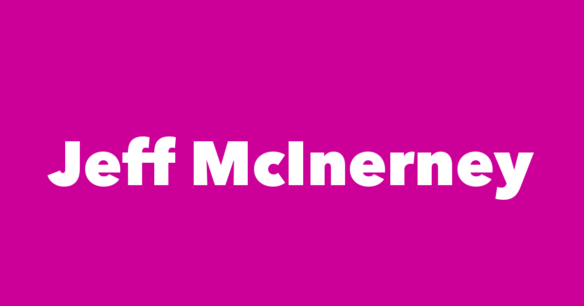 Jeff McInerney - Spouse, Children, Birthday & More
