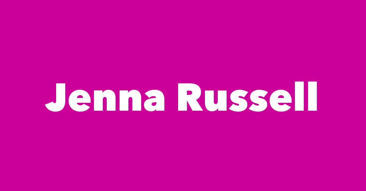 Jenna Russell - Spouse, Children, Birthday & More