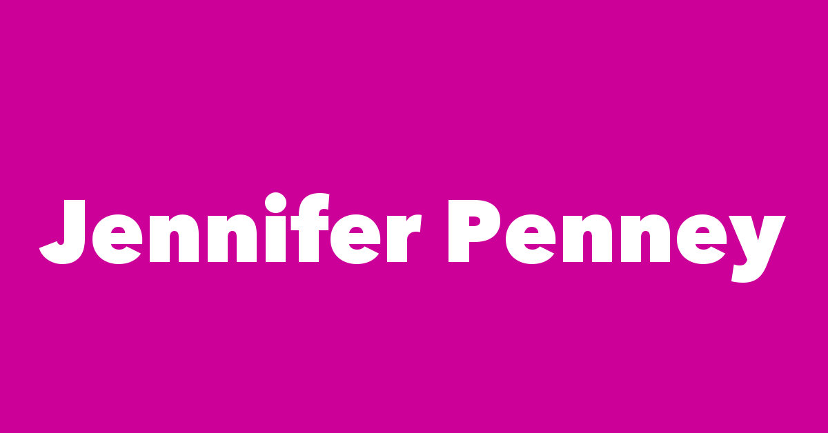 Jennifer Penney - Spouse, Children, Birthday & More