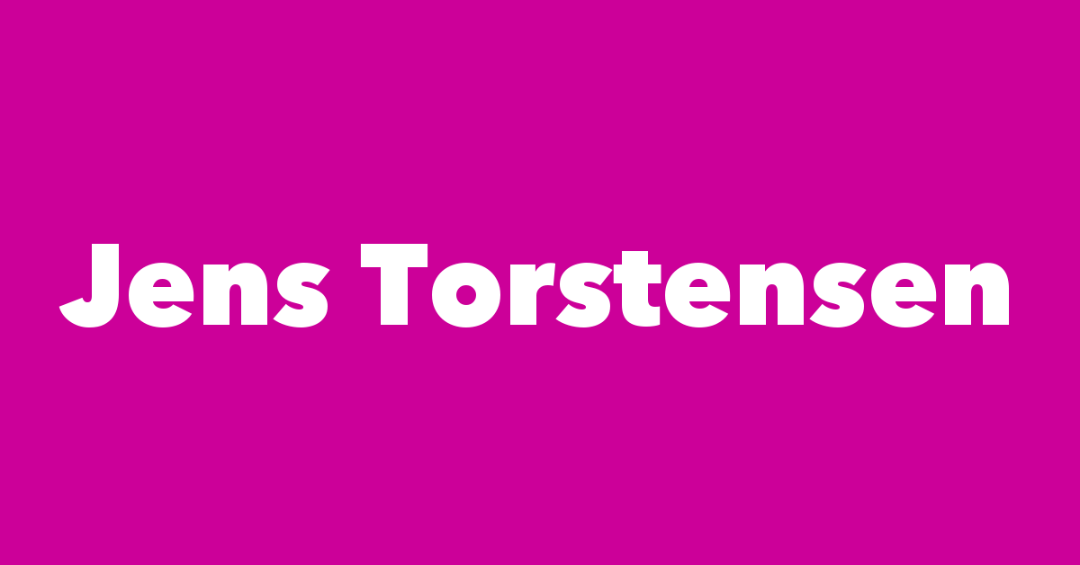 Jens Torstensen - Spouse, Children, Birthday & More