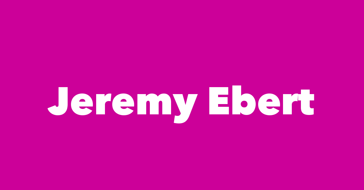 Jeremy Ebert - Spouse, Children, Birthday & More