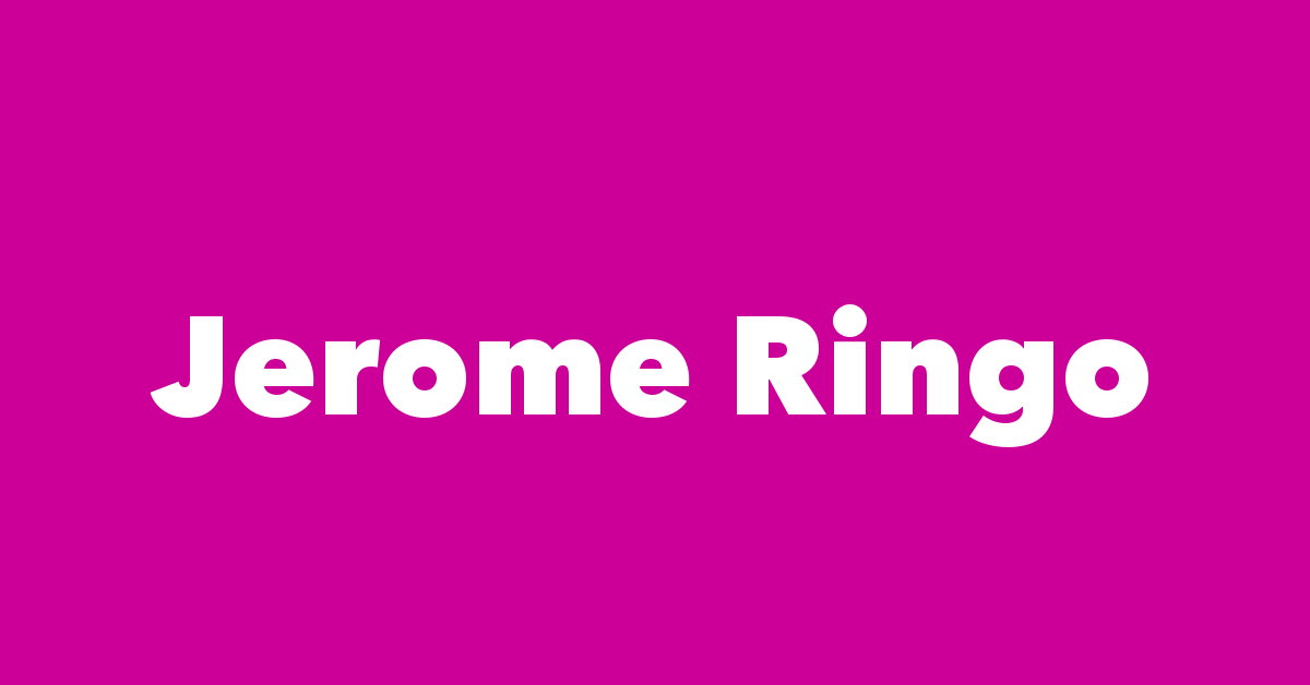 Jerome Ringo - Spouse, Children, Birthday & More
