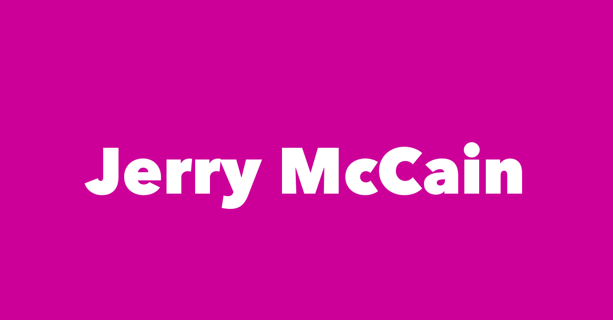 Jerry McCain - Spouse, Children, Birthday & More