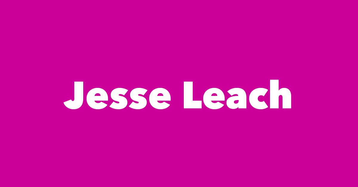Jesse Leach - Spouse, Children, Birthday & More
