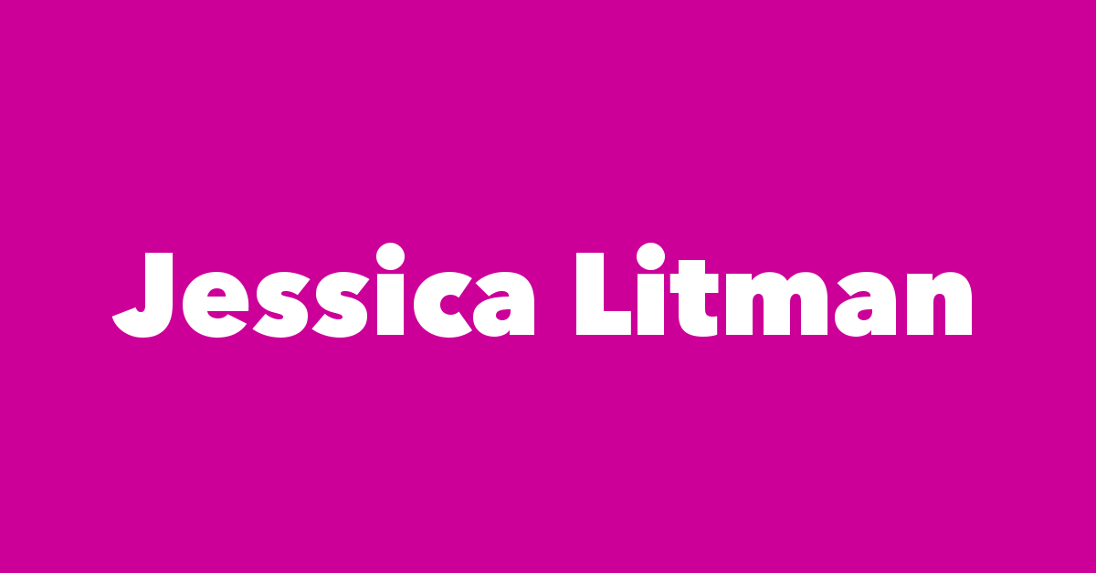 Jessica Litman - Spouse, Children, Birthday & More