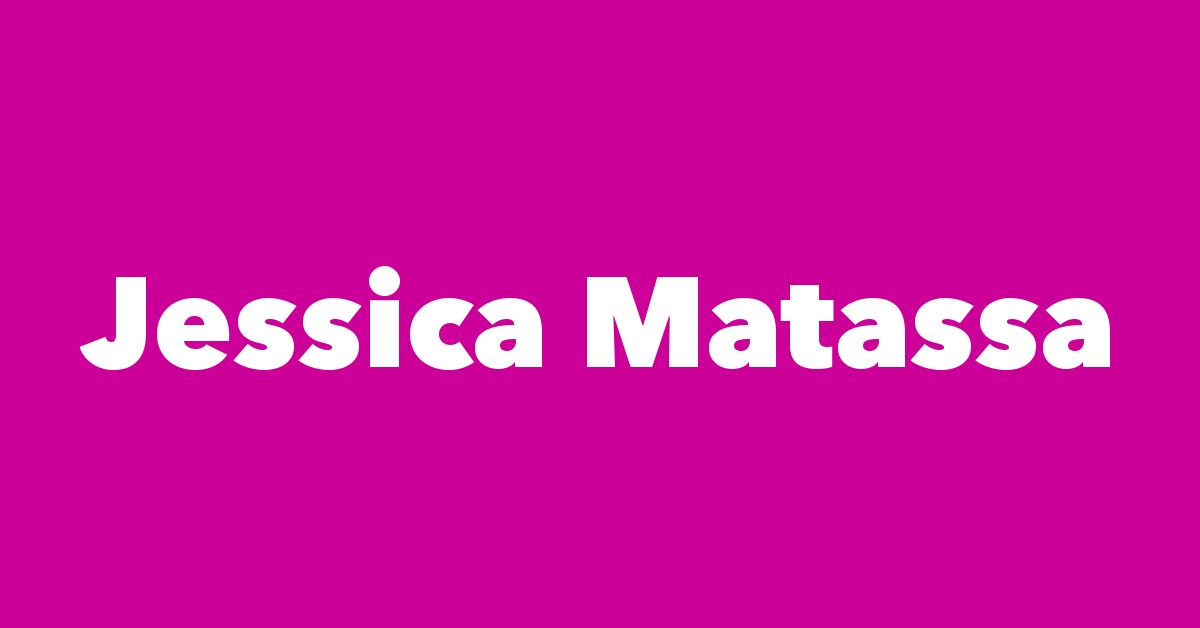 Jessica Matassa - Spouse, Children, Birthday & More