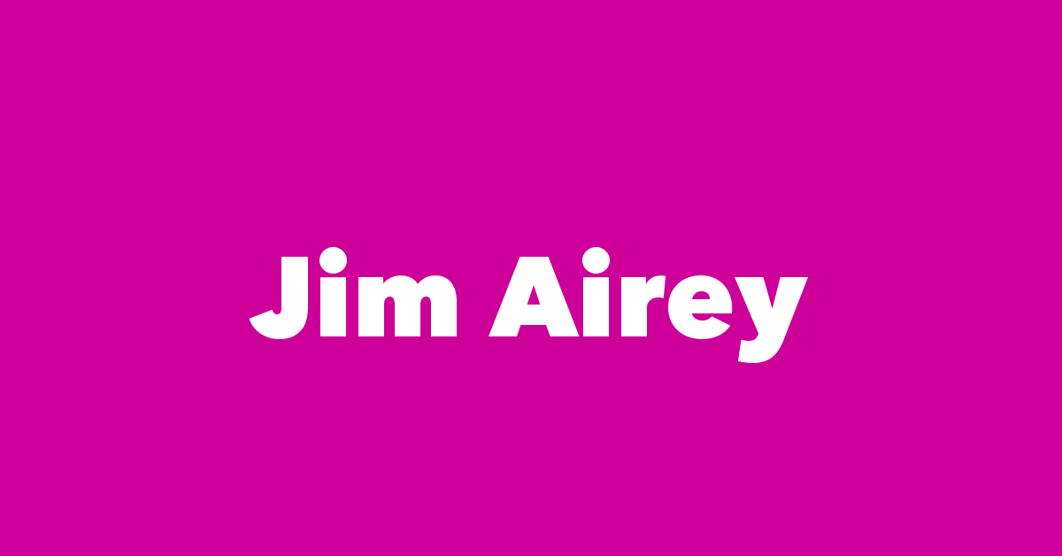 Jim Airey - Spouse, Children, Birthday & More