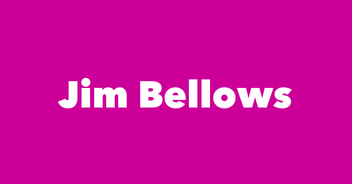 Jim Bellows - Spouse, Children, Birthday & More