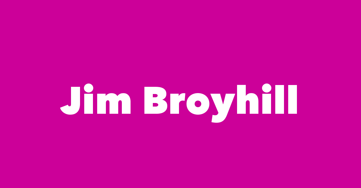 Jim Broyhill - Spouse, Children, Birthday & More