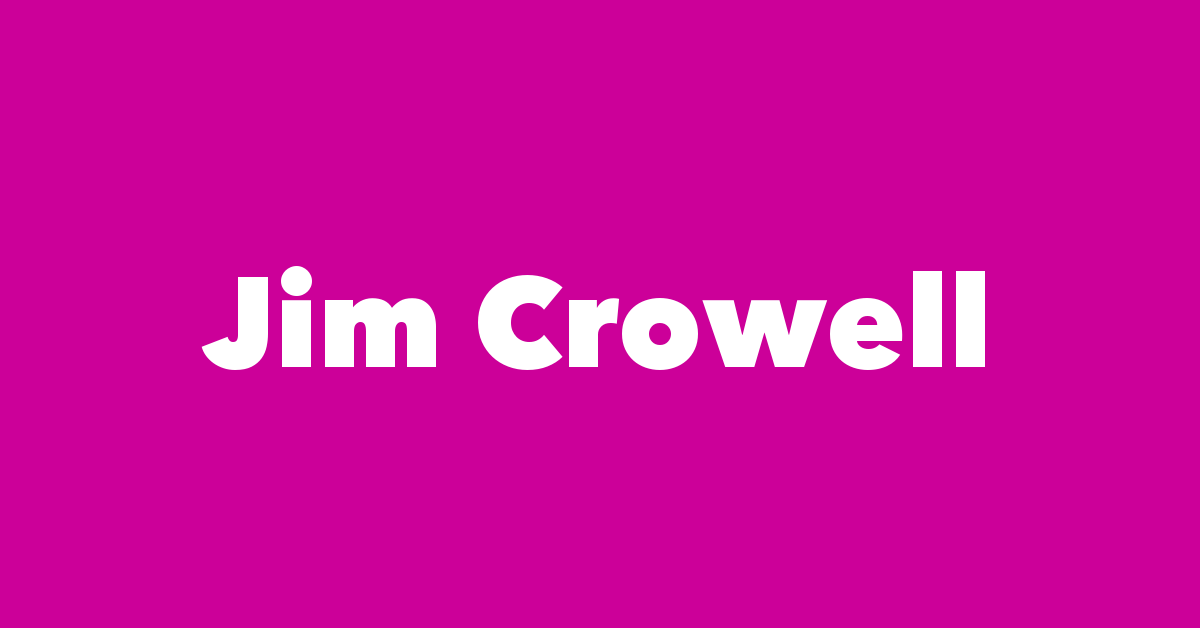 Jim Crowell - Spouse, Children, Birthday & More