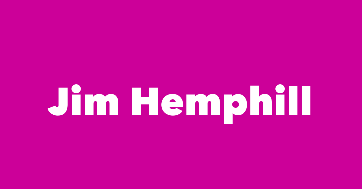 Jim Hemphill - Spouse, Children, Birthday & More