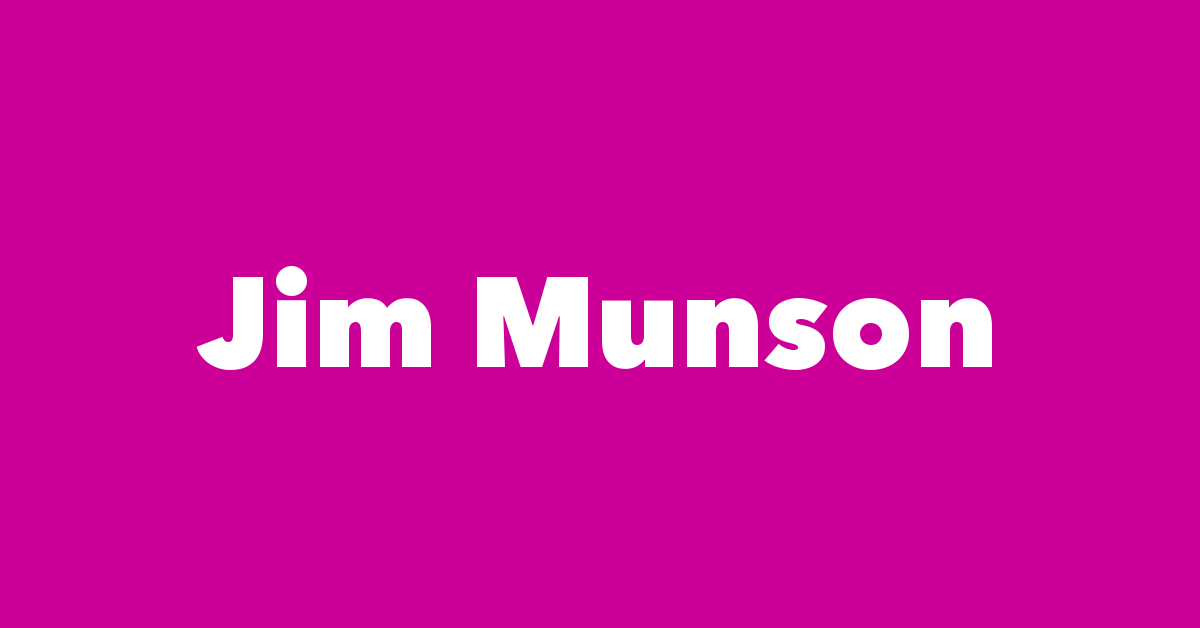 Jim Munson - Spouse, Children, Birthday & More