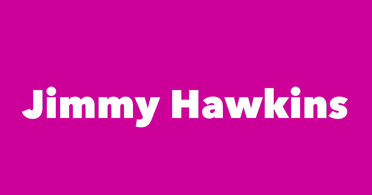 Jimmy Hawkins - Spouse, Children, Birthday & More