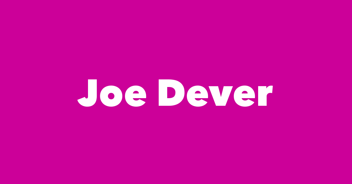 Joe Dever - Spouse, Children, Birthday & More