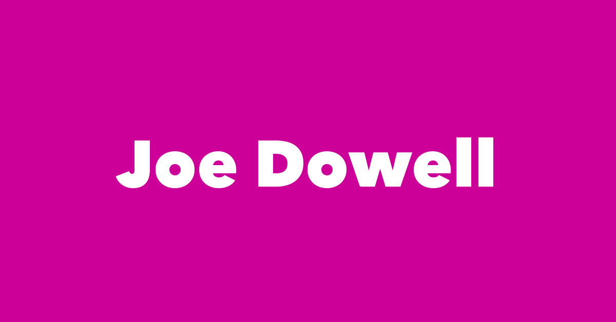 Joe Dowell - Spouse, Children, Birthday & More