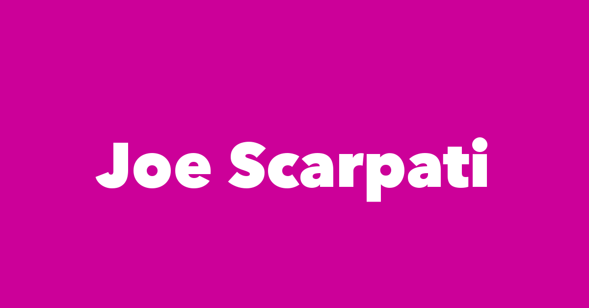 Joe Scarpati - Spouse, Children, Birthday & More