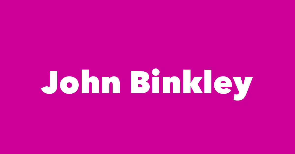 John Binkley - Spouse, Children, Birthday & More