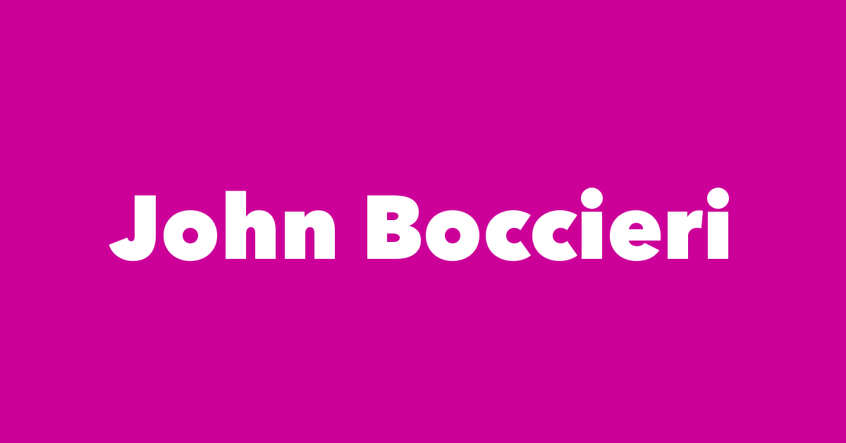 John Boccieri - Spouse, Children, Birthday & More