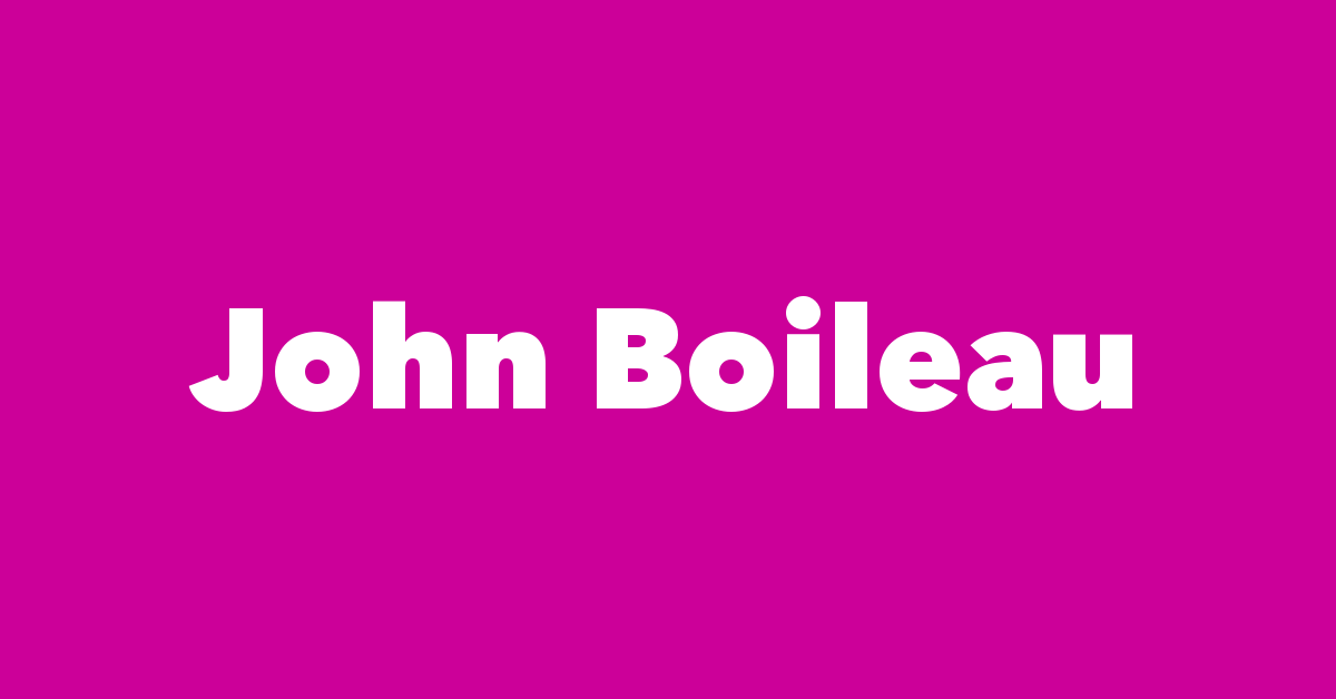 John Boileau - Spouse, Children, Birthday & More