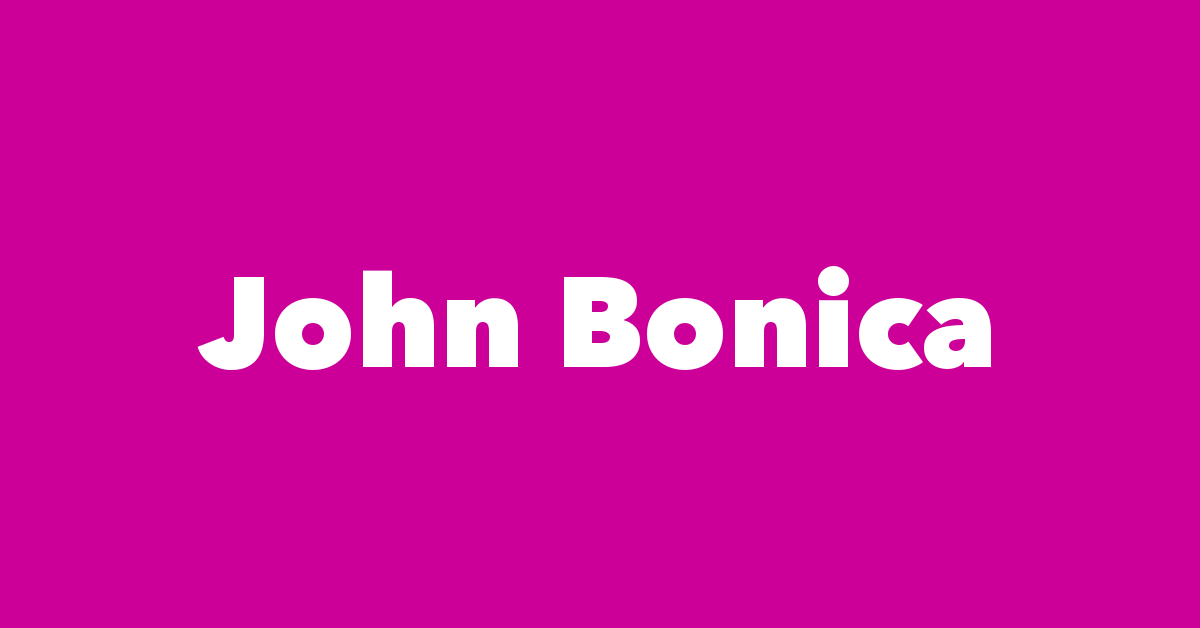 John Bonica - Spouse, Children, Birthday & More