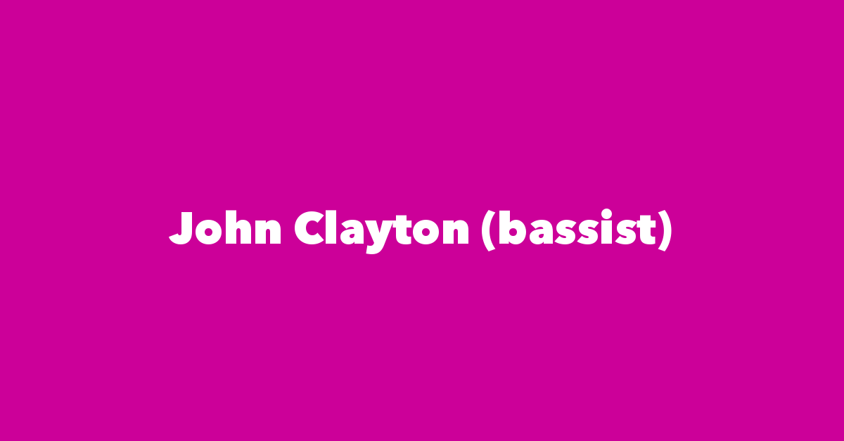 John Clayton (bassist) - Spouse, Children, Birthday & More