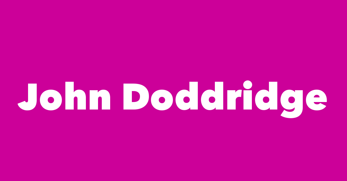 John Doddridge - Spouse, Children, Birthday & More