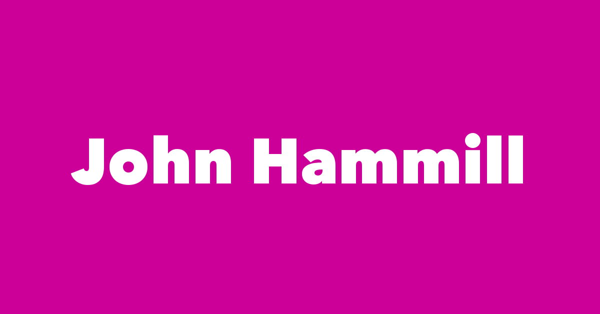 John Hammill - Spouse, Children, Birthday & More