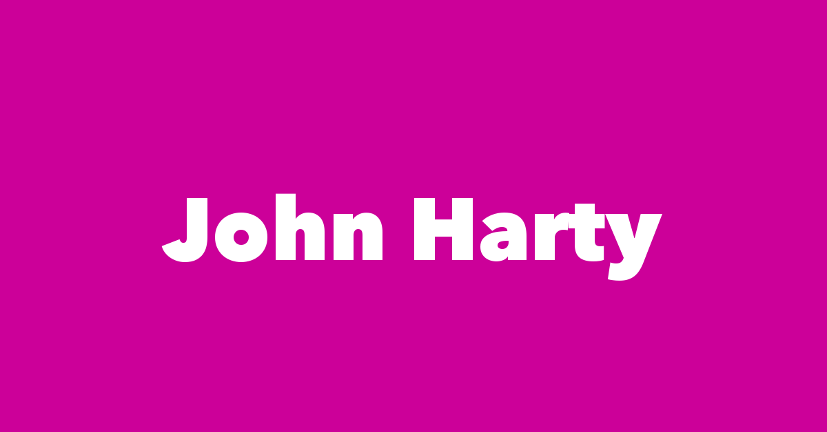 John Harty - Spouse, Children, Birthday & More