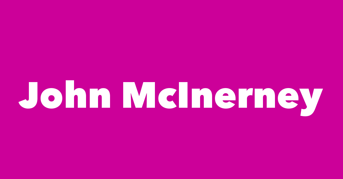 John McInerney - Spouse, Children, Birthday & More