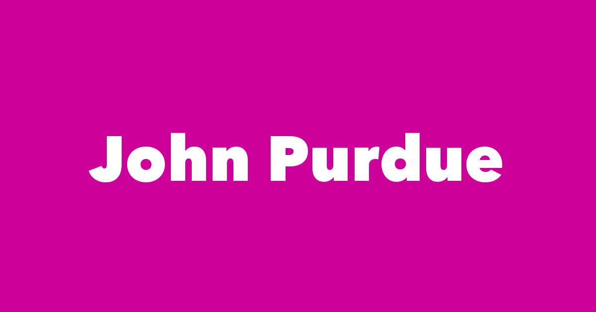 John Purdue - Spouse, Children, Birthday & More