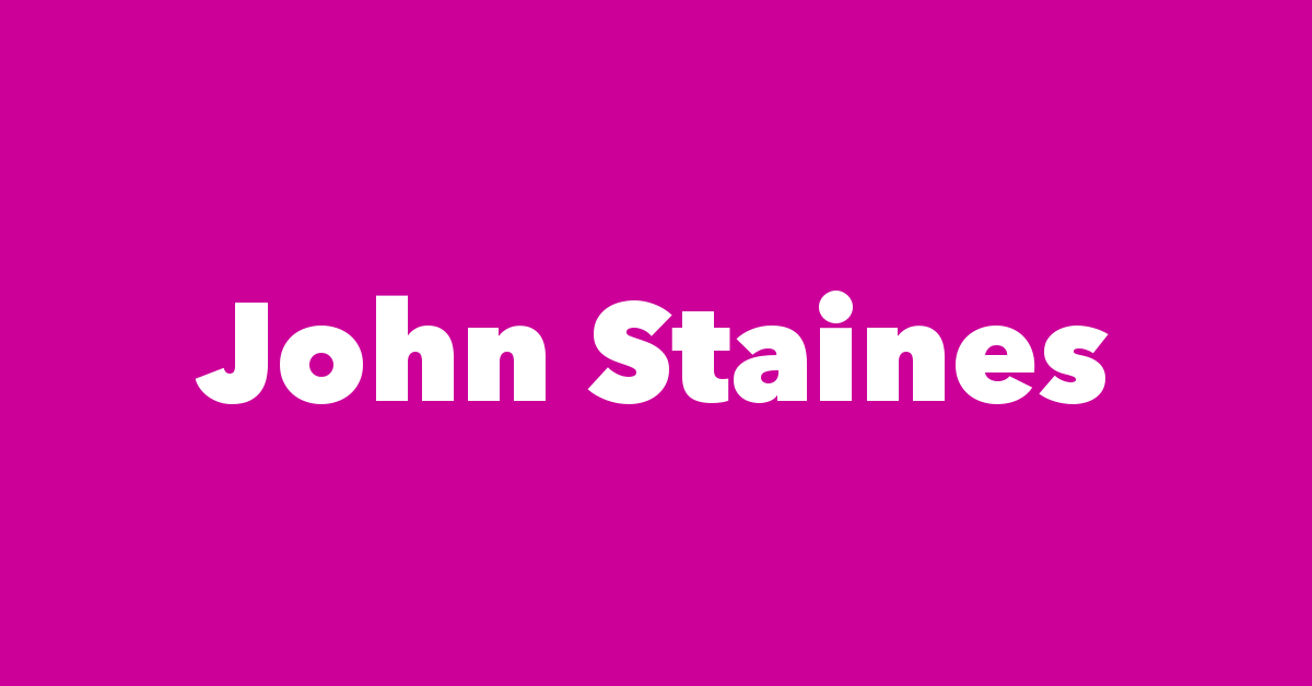 John Staines - Spouse, Children, Birthday & More