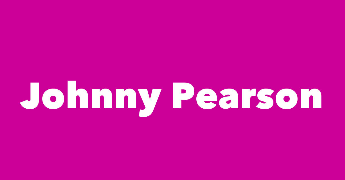 Johnny Pearson - Spouse, Children, Birthday & More
